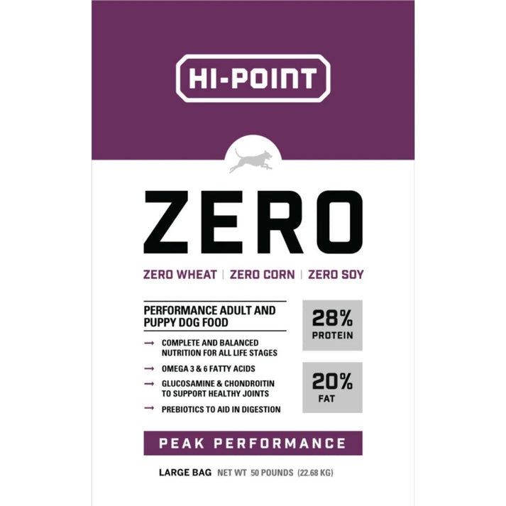 Shawnee Mills Hi Point Zero Hi Pro Performance Adult & Puppy Dog Food ...